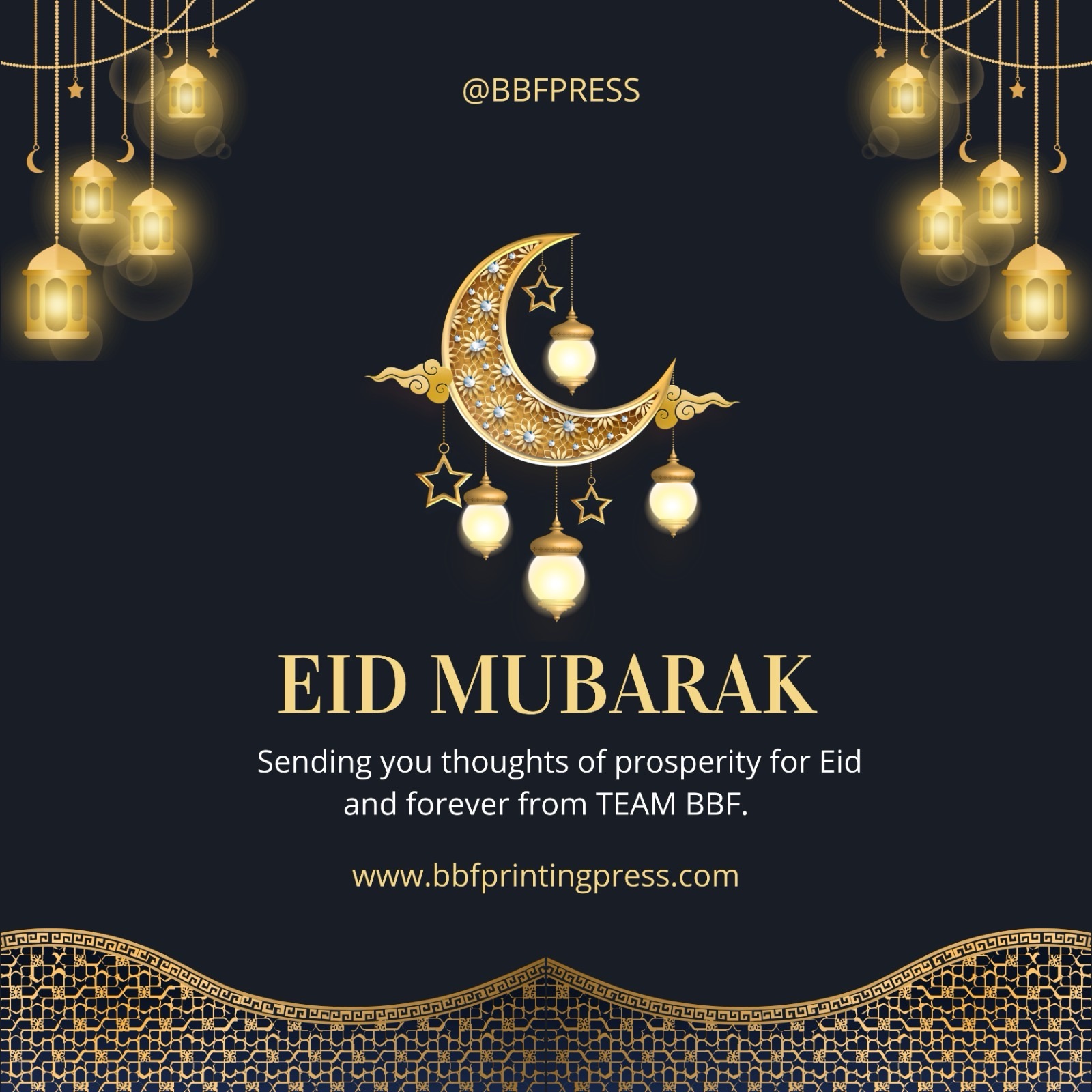 BBF Printing Press celebrates all Eid Mubarak with all Muslims across ...